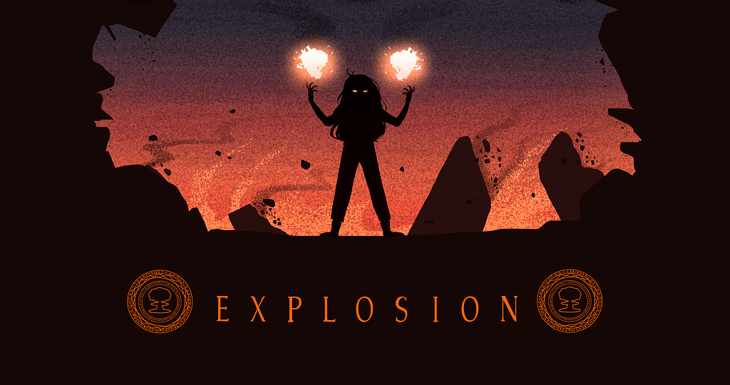 Explosion - Representing Madness - Art - Arcane Odyssey