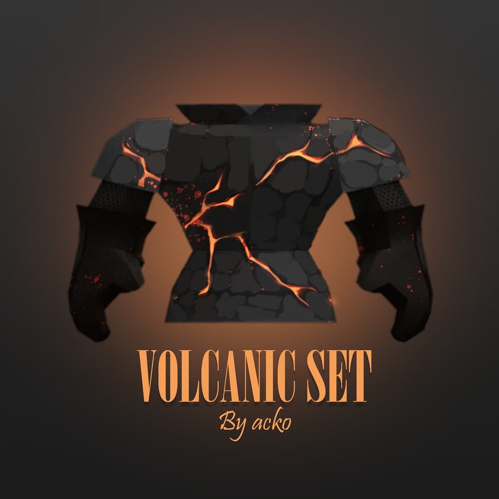 Volcan/Volcanic Set (CONCEPT) - Art - Arcane Odyssey