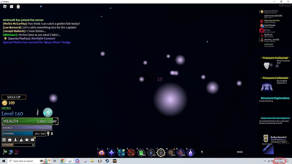 7th Abyss Diver - Game Discussion - Arcane Odyssey