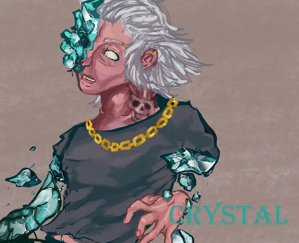 Crystal (Turquoise) element - Art - Arcane Odyssey