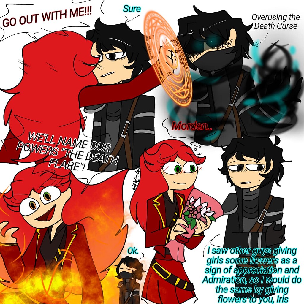 Morden x Iris Moment - Art - Arcane Odyssey