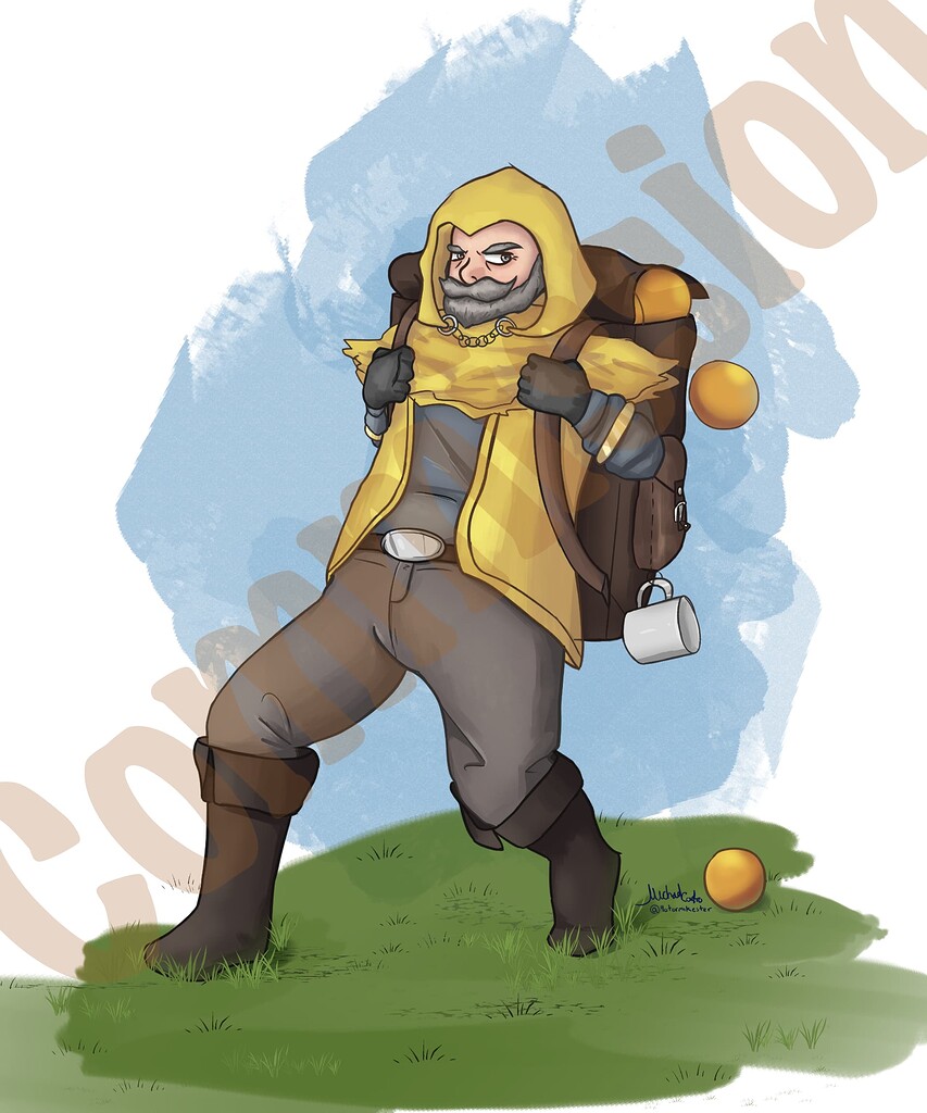 The Cannon Man, Jonathan Booth (Commissioned by Dark_AHero on discord ...