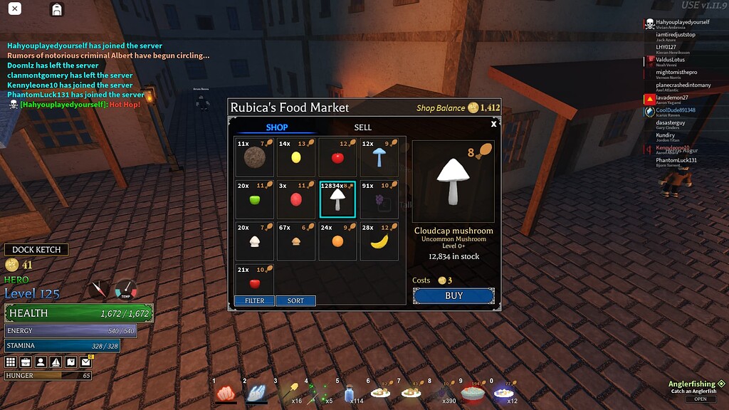 So I found this food merchant in Ravenna - Off Topic - Arcane Odyssey