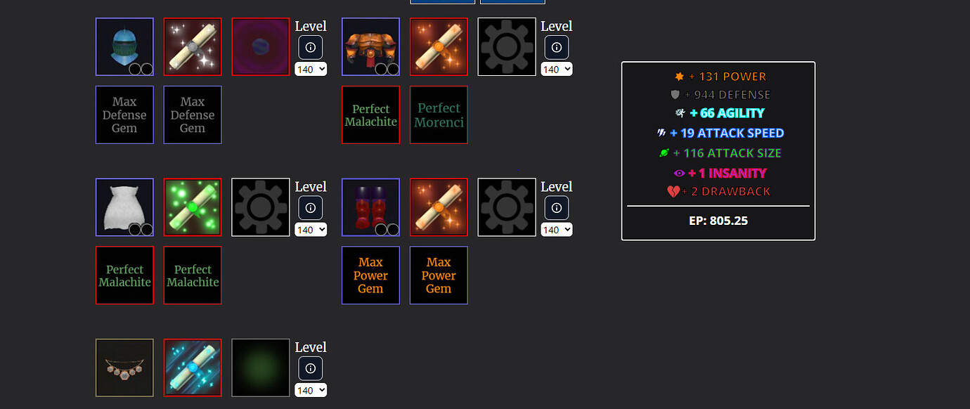Need help with making a build (Power , Attack Size & Defence) - Game ...