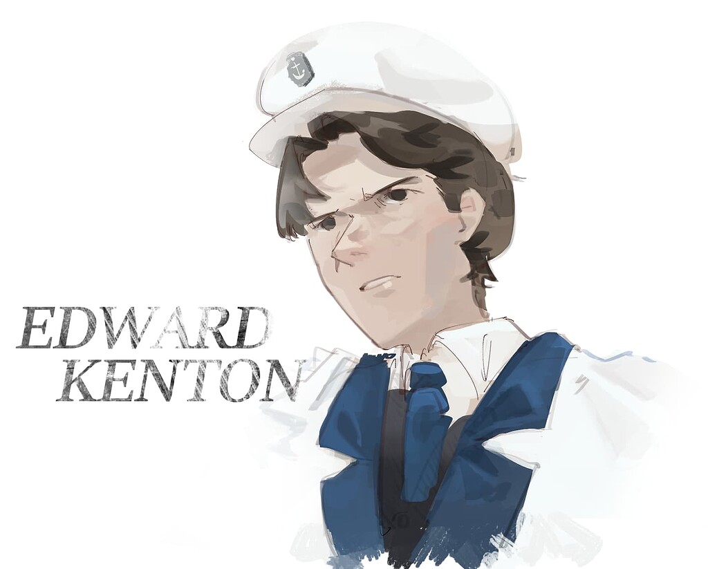 Edward Kenton, Ex Grand Navy Captain - Art - Arcane Odyssey