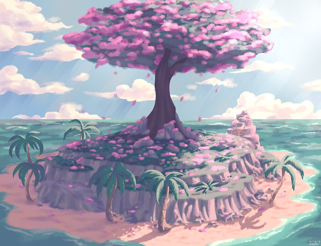 Spring in Elm Island - Art - Arcane Odyssey
