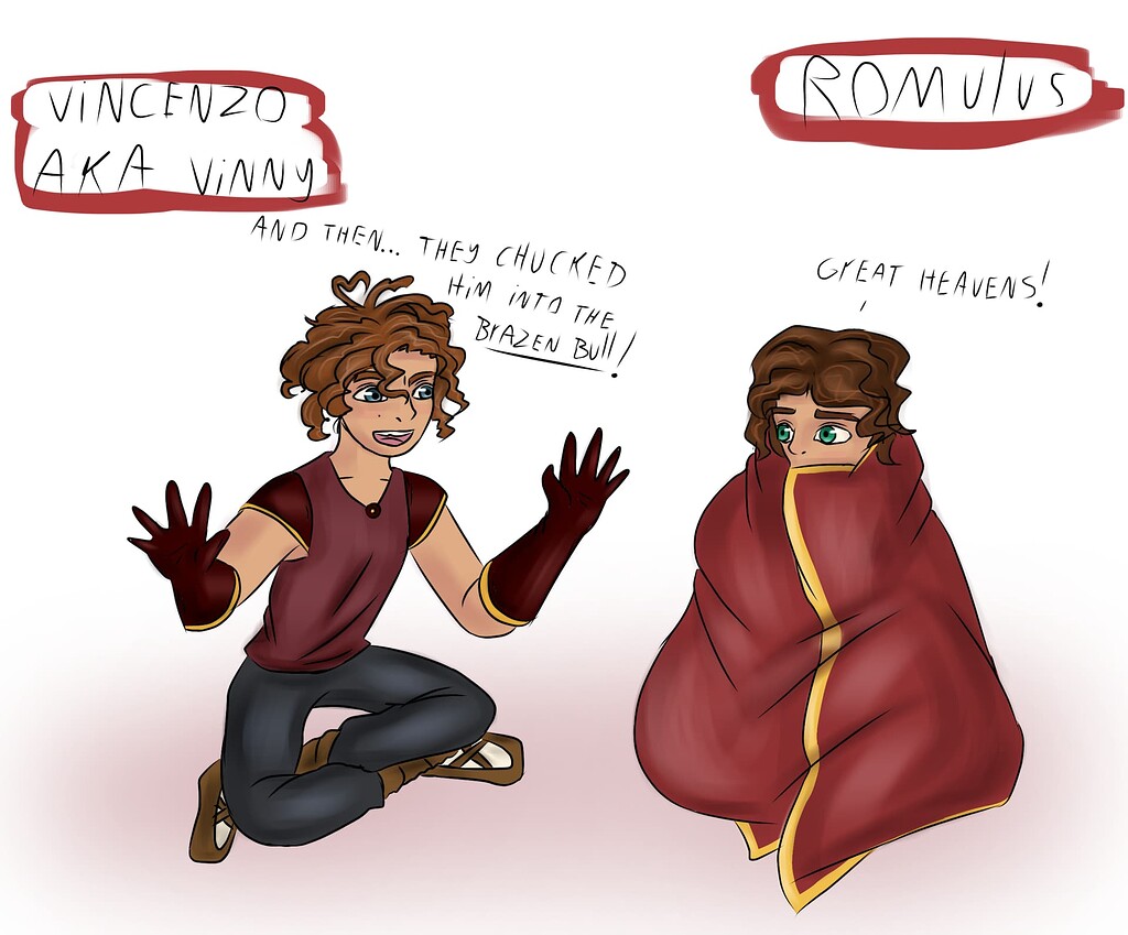 The children of King Calvus - Art - Arcane Odyssey