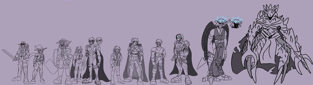 Character sheets for the Future - Art - Arcane Odyssey