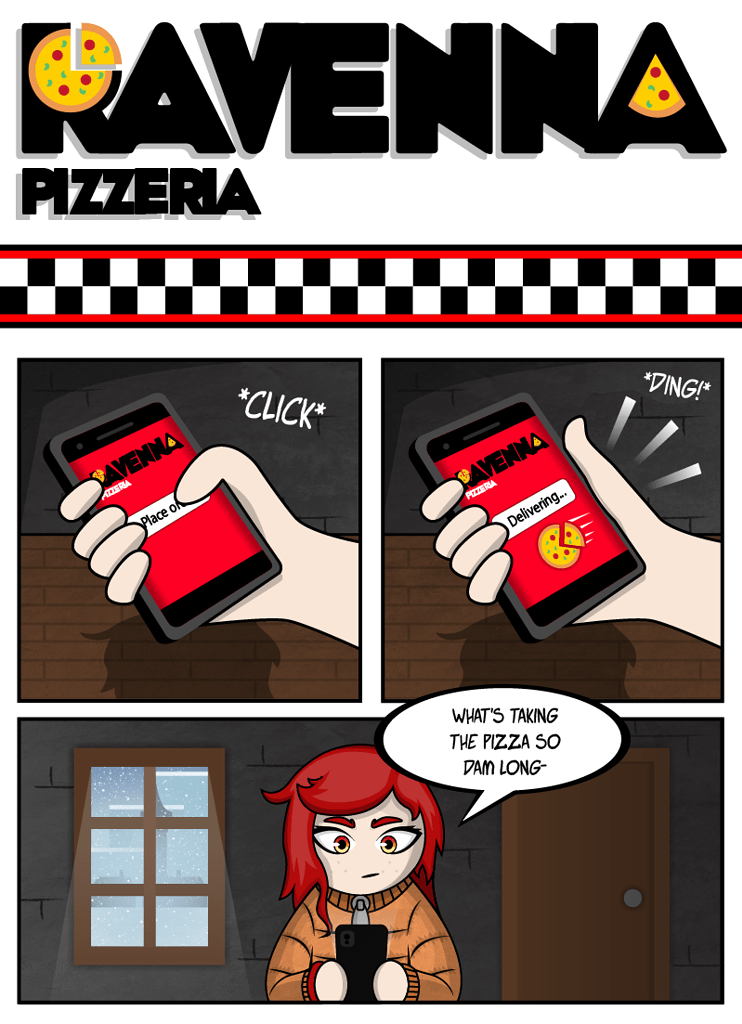 Ravenna Pizzeria Comic - Art - Arcane Odyssey