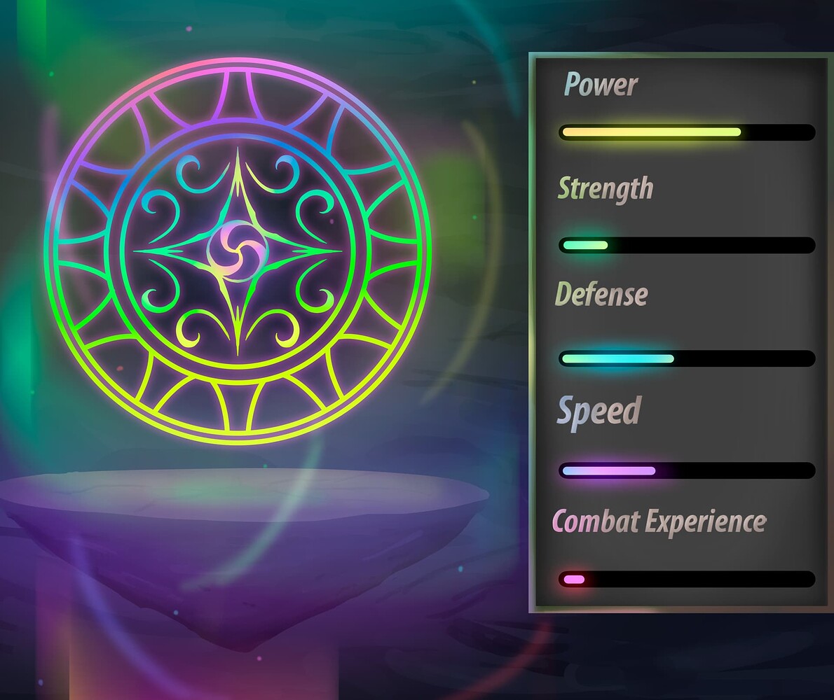 Stella - Aurora magic - Art - Arcane Odyssey
