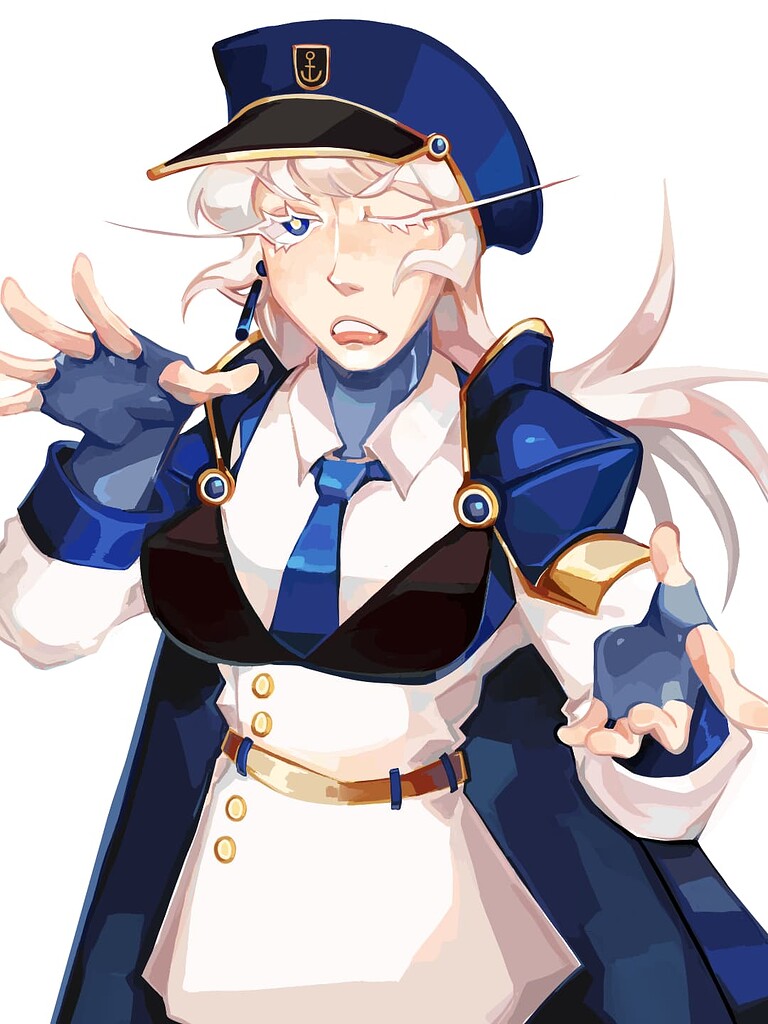 Funky Grand Navy Lieutenant - Art - Arcane Odyssey