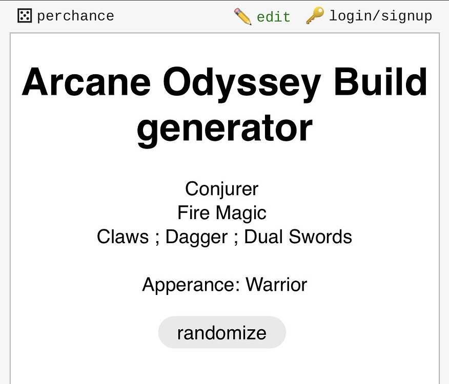 Arcane Odyssey Build Generator - Game Discussion - Arcane Odyssey