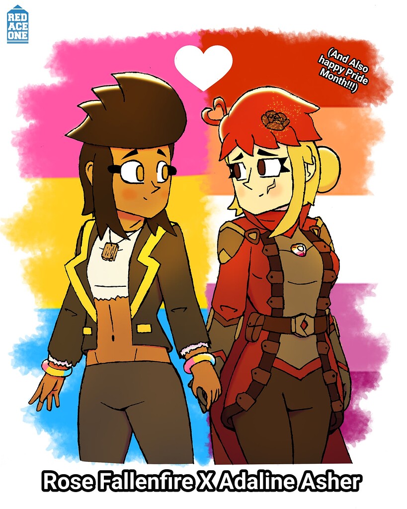 Rose and Ashes ( Sorry I'm late! ) - Art - Arcane Odyssey