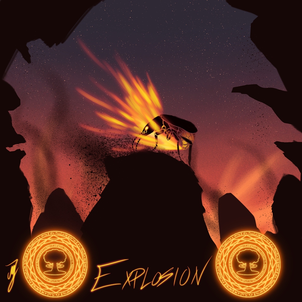 Explosion Elemental: The Bombardier Beetle - Art - Arcane Odyssey