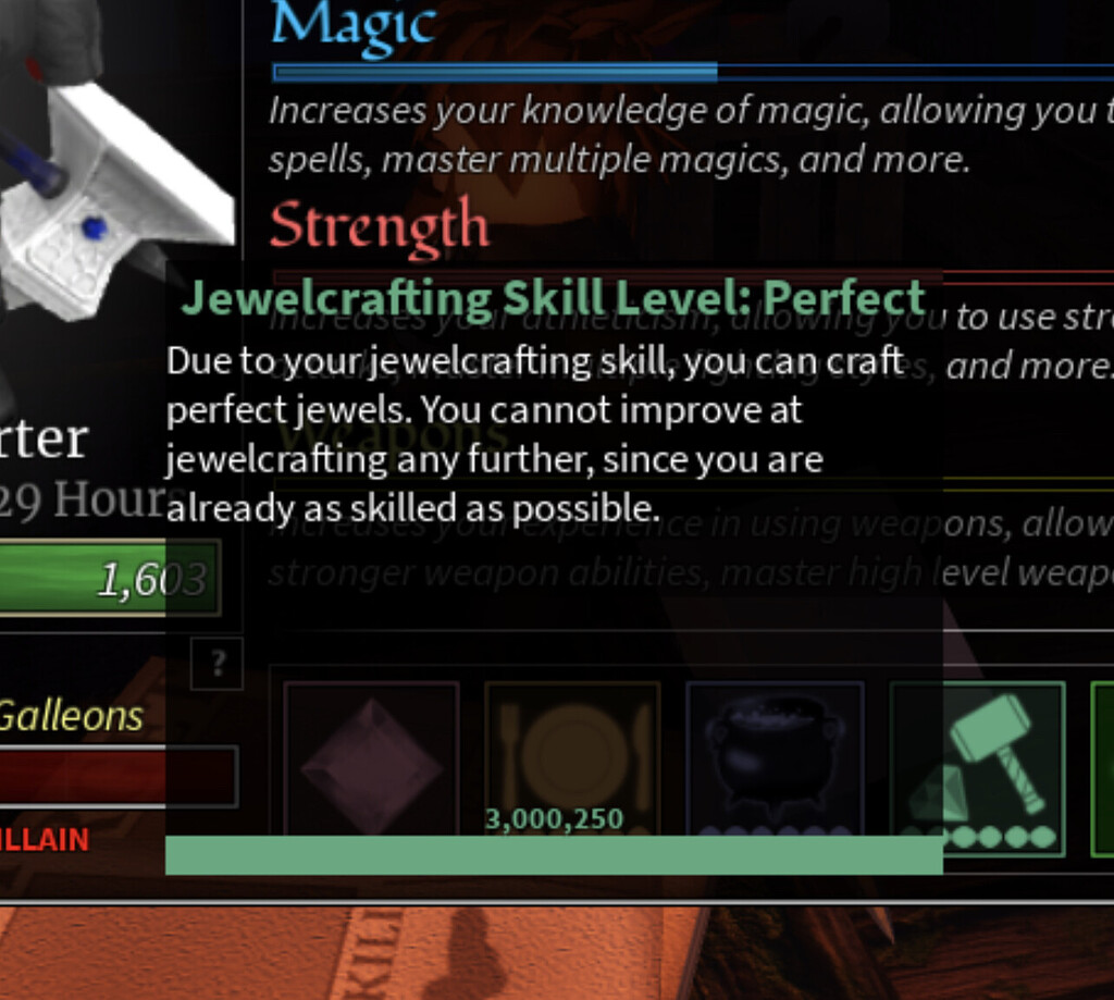 I got 3,000,000 jewel xp lol - Game Discussion - Arcane Odyssey