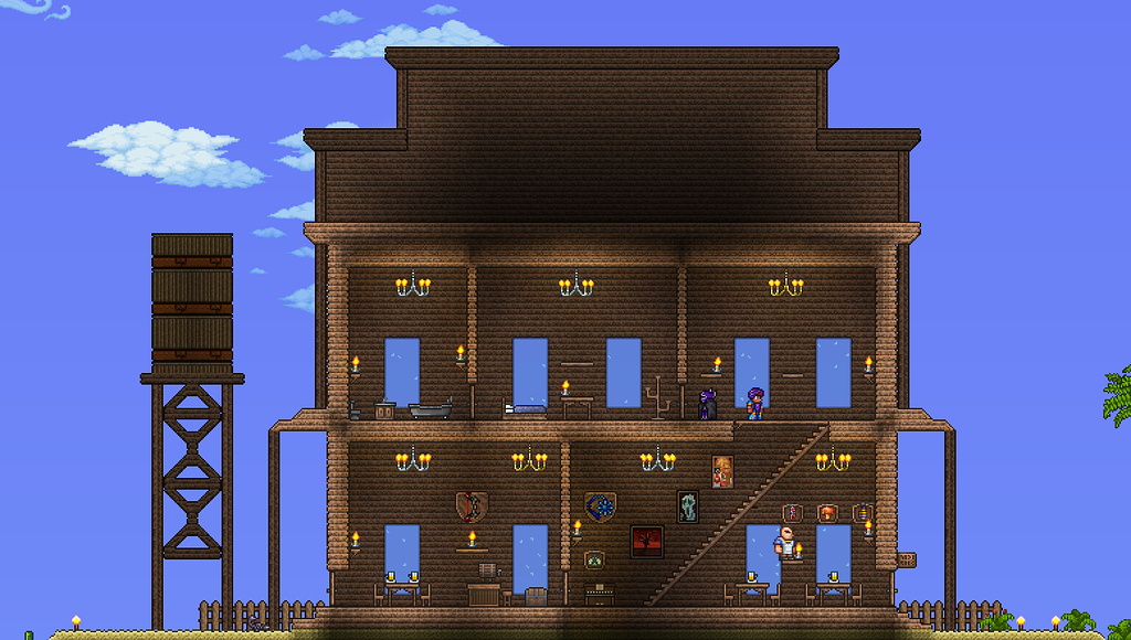 So, I built this Saloon and Gun shop in Terraria - Off Topic - Arcane ...