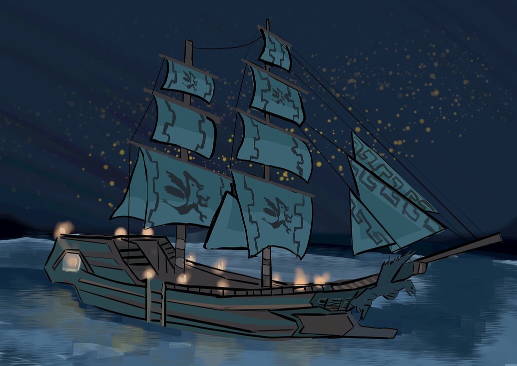 Haku's Spirit (Brig) - Art - Arcane Odyssey