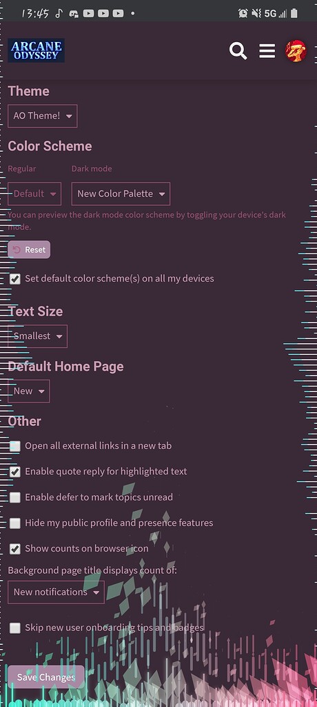 Purple/yellow color palette - Off Topic - Arcane Odyssey