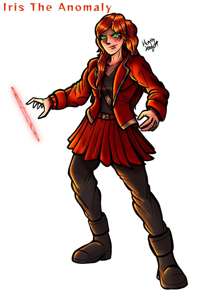 Iris, The Anomaly - Art - Arcane Odyssey