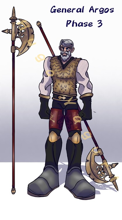 General Argos Phase 3 - Art - Arcane Odyssey