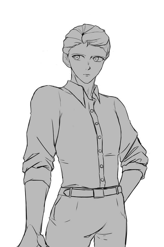 Neviro, Sketch Version - Art - Arcane Odyssey