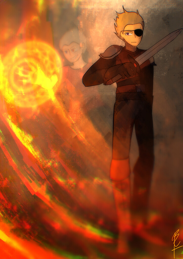 Dear the fearless little boy from the past, - Art - Arcane Odyssey