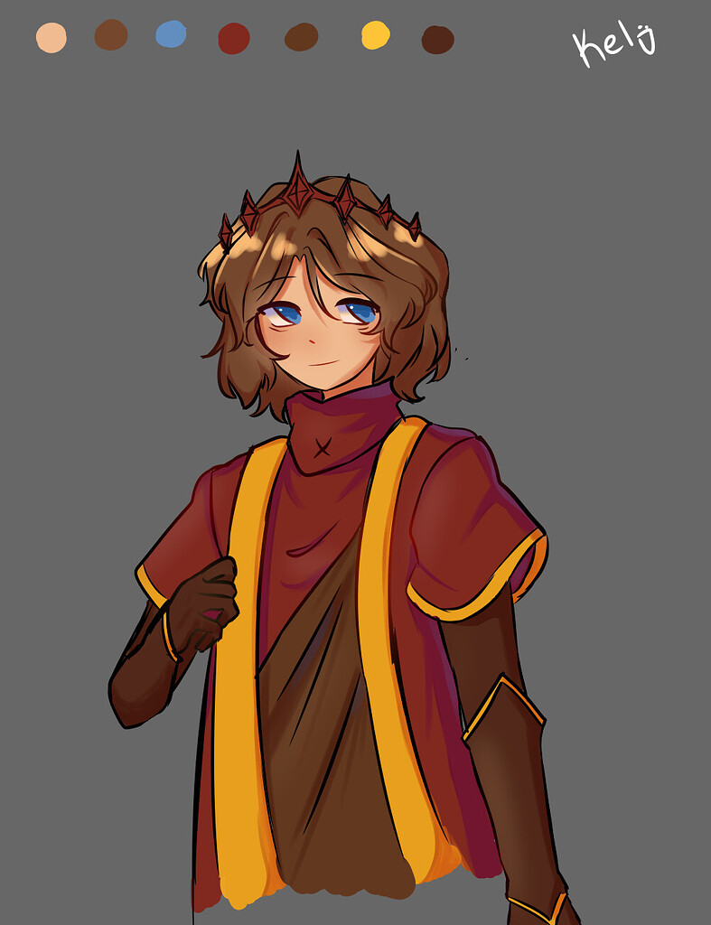 Prince Revon (my sister begged me to draw him) - Art - Arcane Odyssey