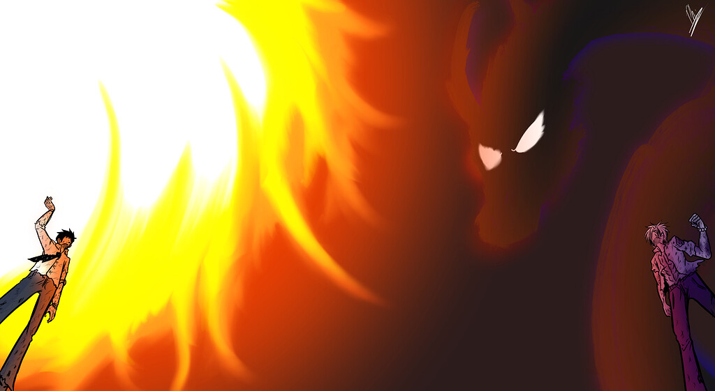 “Sun and Darkness” - Art - Arcane Odyssey