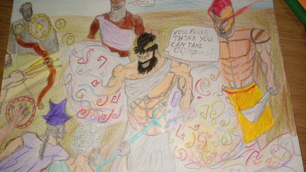 Arcane Artober #10 (myth, also my first art-tober submission haha ...