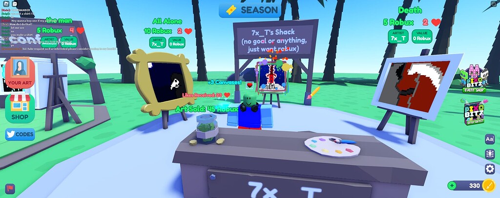 Crimson's Starving Artists Log - Off Topic - Arcane Odyssey