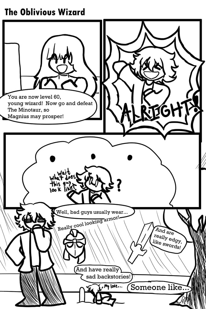 The Oblivious Wizard - Villains Are Well…Edgy! - Comics - Arcane Odyssey