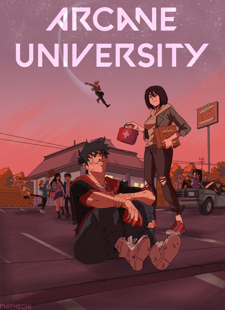 Arcane University Comic Book Cover - Art - Arcane Odyssey