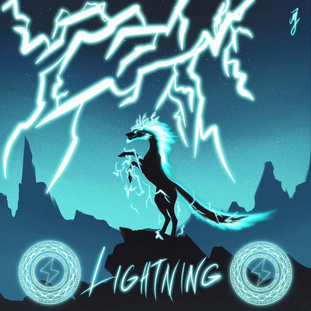 Lightning Elemental: The Qilin - Art - Arcane Odyssey