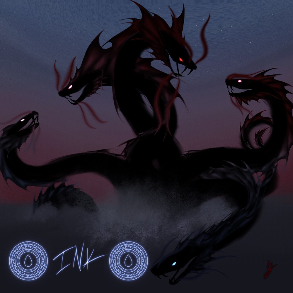 Ink Elemental: The Hydra - Art - Arcane Odyssey