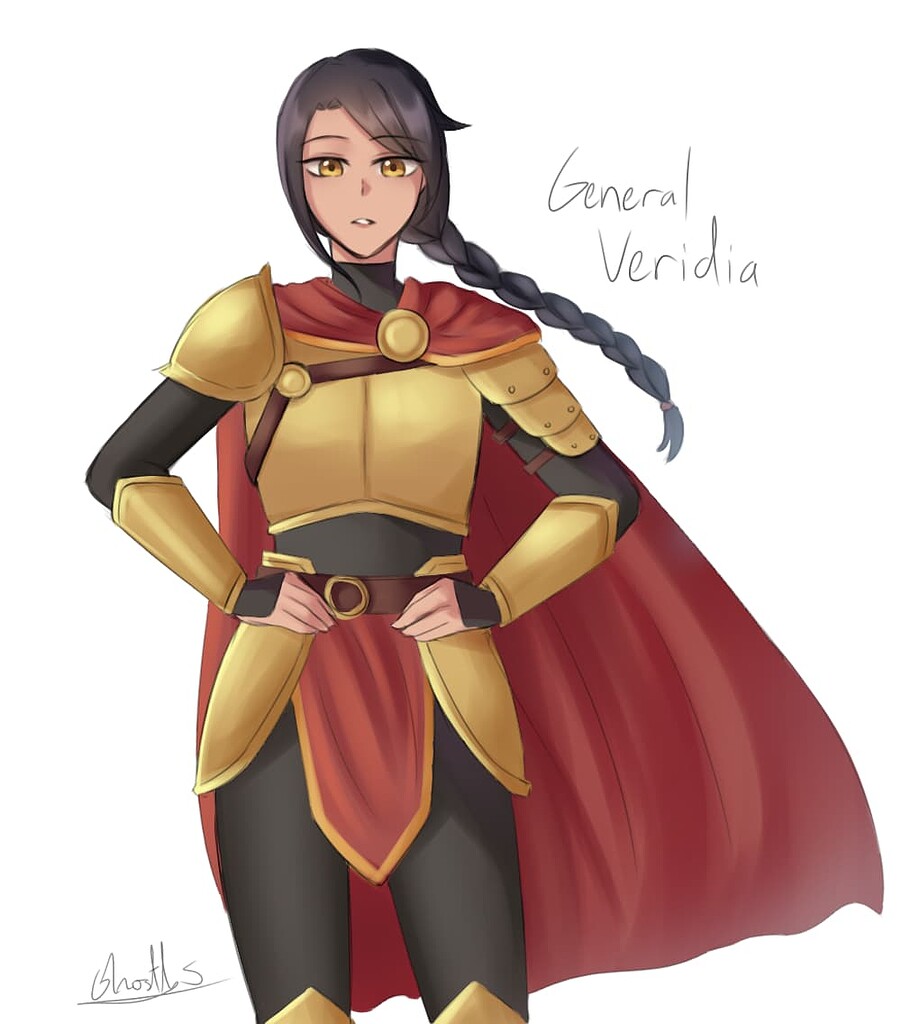 General Veridia headcanon design - Art - Arcane Odyssey