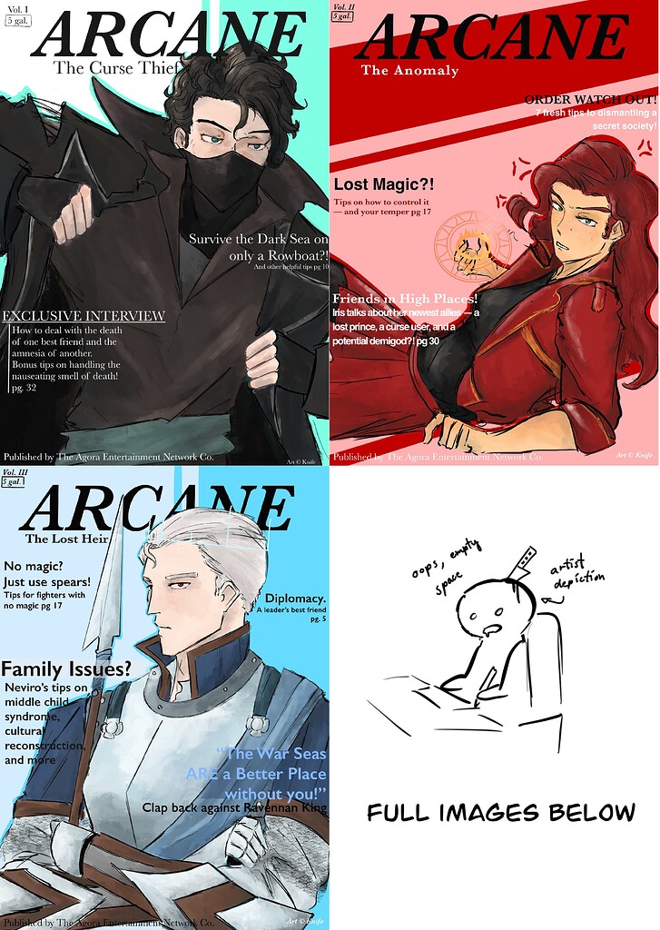 Arcane Magazine vol 1-3 - Art - Arcane Odyssey