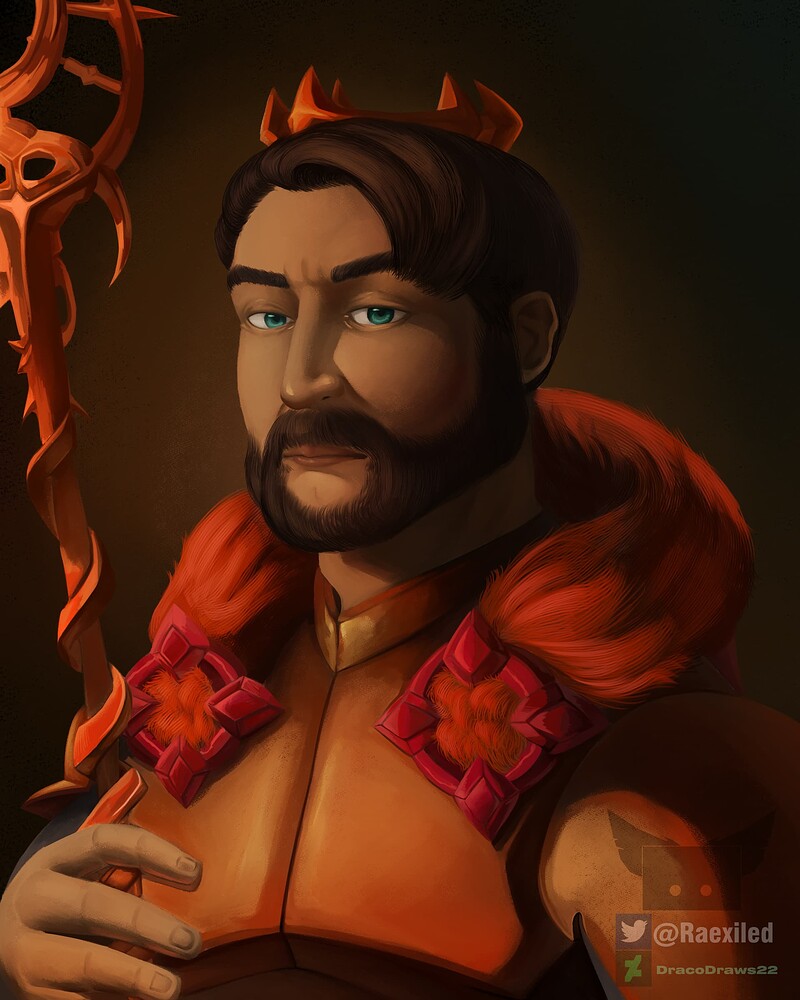 The king in bronze: Calvus the 4th - Art - Arcane Odyssey