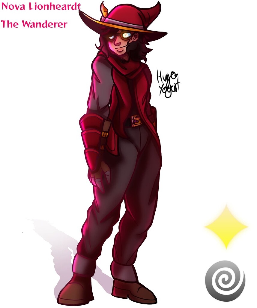 Nova Lionheardt The Wanderer Art Arcane Odyssey