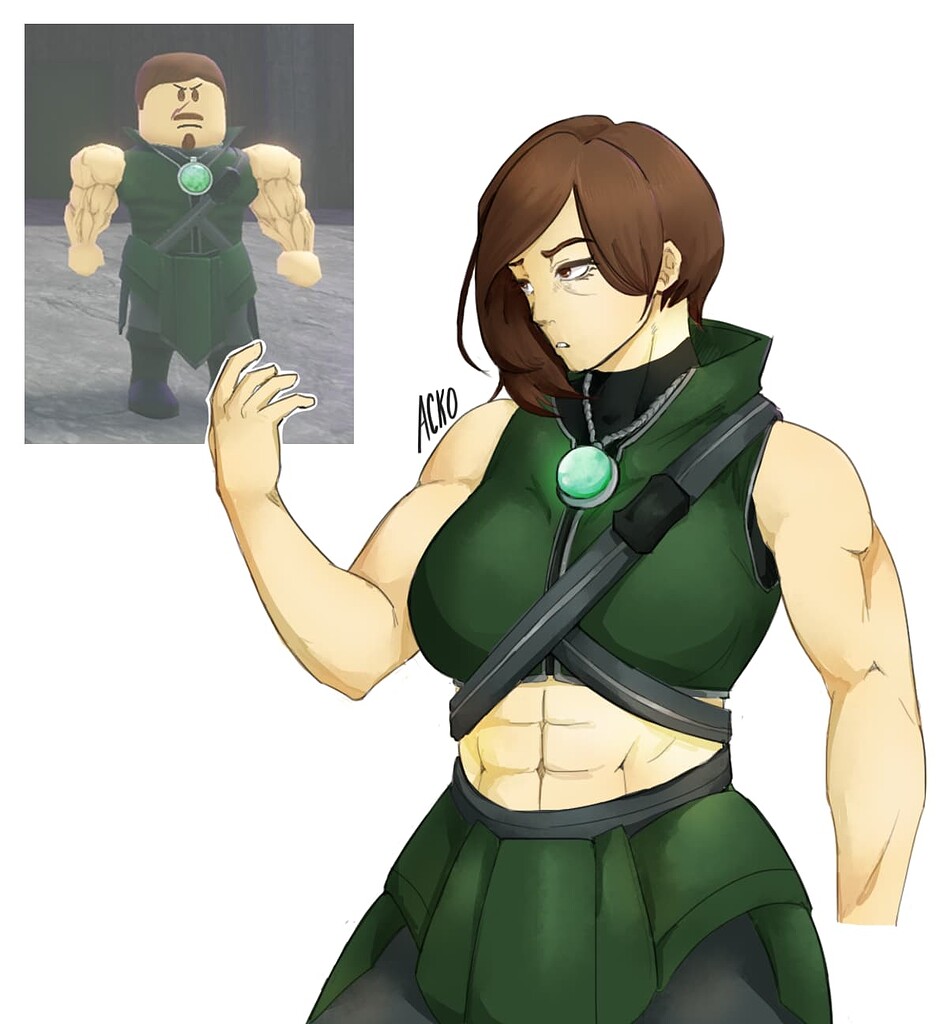 Cernia, the Archon of Greenwish - Art - Arcane Odyssey