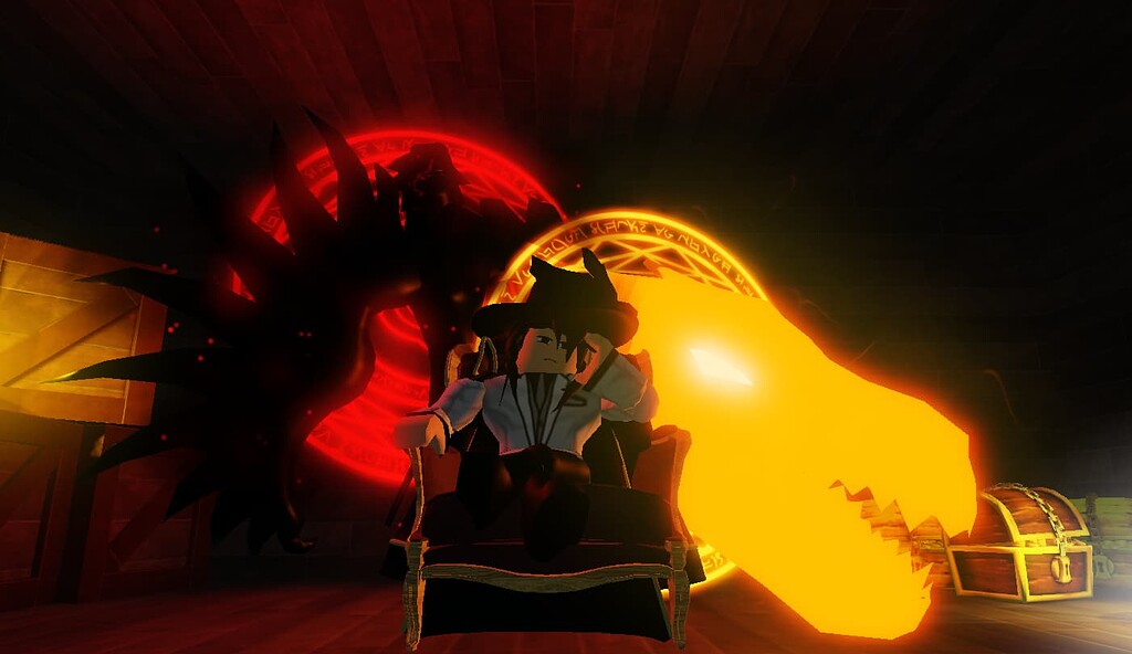 The Pure mage and her pets - Art - Arcane Odyssey