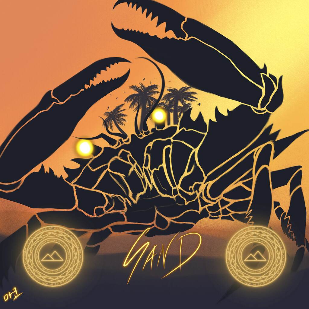Sand Elemental: The Oasis Crab - Page 3 - Art - Arcane Odyssey