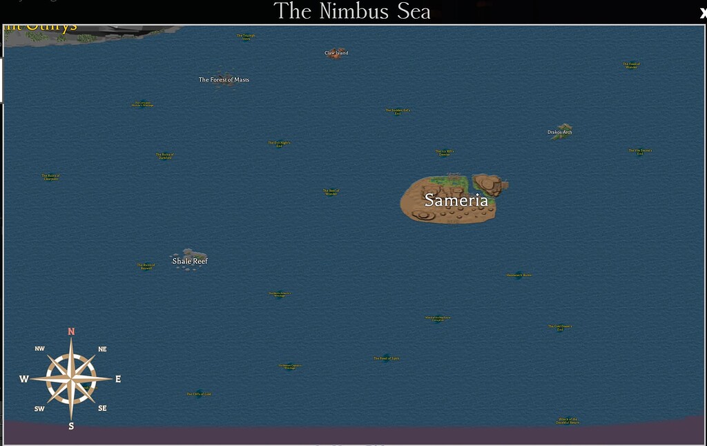 Nimbus sea diving spots - Game Discussion - Arcane Odyssey