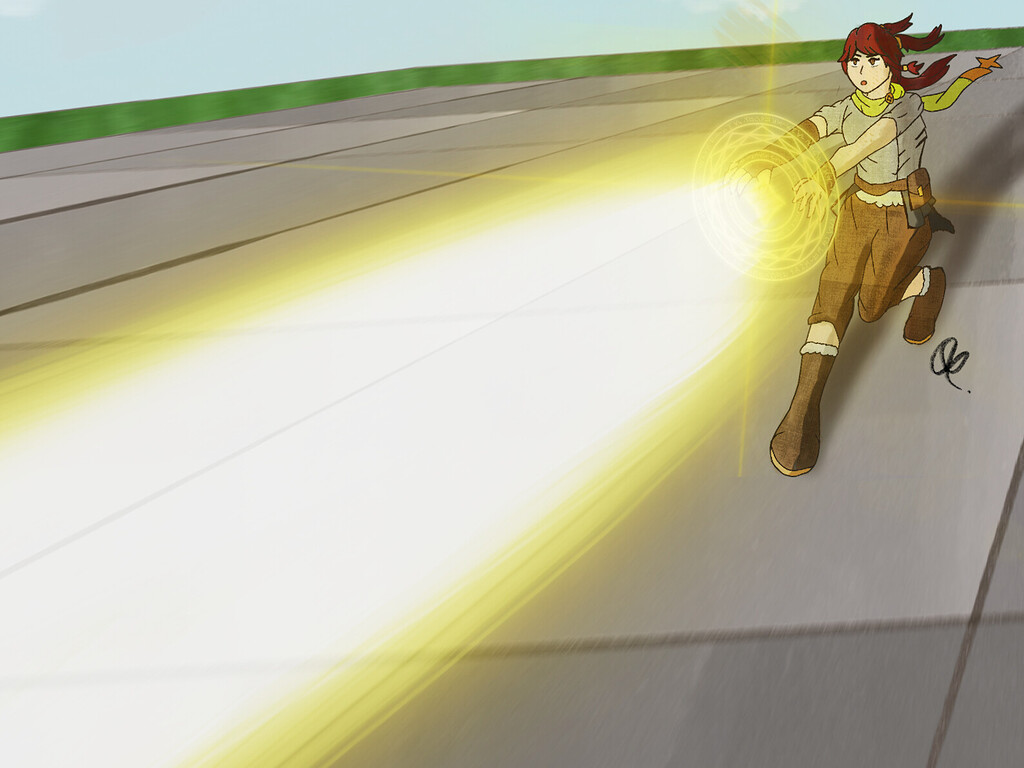 Light Beam! - Art - Arcane Odyssey