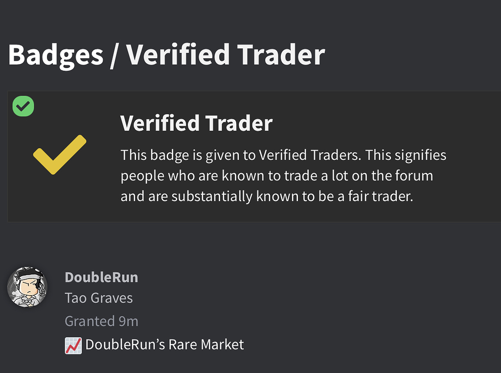 First Verified Trader - Off Topic - Arcane Odyssey