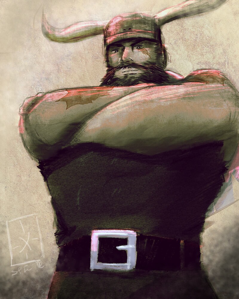 The Minotaur - Art - Arcane Odyssey