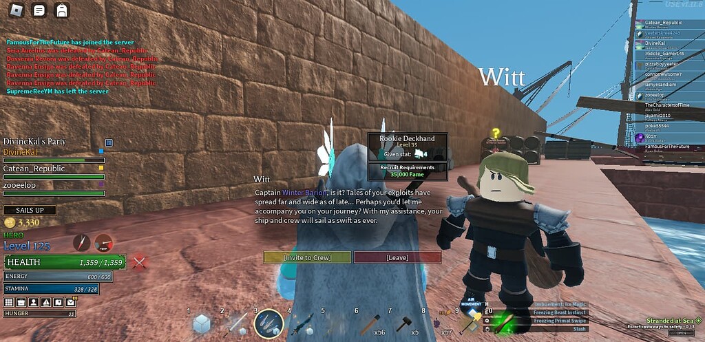 My Loyal Deckhand - Game Discussion - Arcane Odyssey