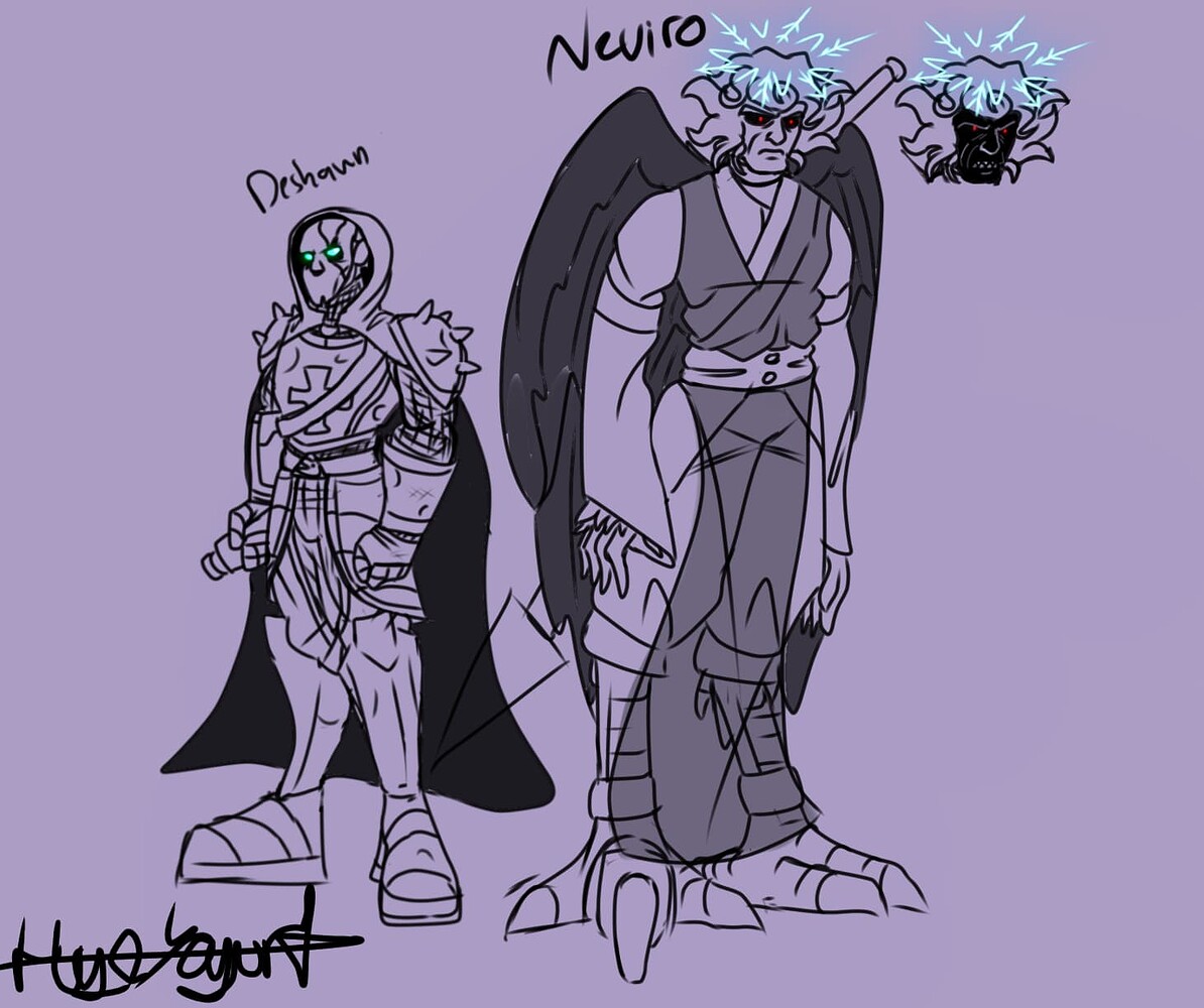Character sheets for the Future - Art - Arcane Odyssey