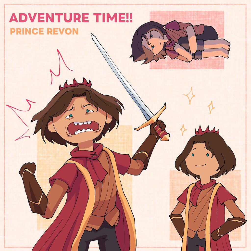 Prince Revon in AT art style - Art - Arcane Odyssey