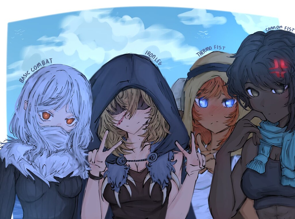 Fighting style mentors but genderbent - Art - Arcane Odyssey