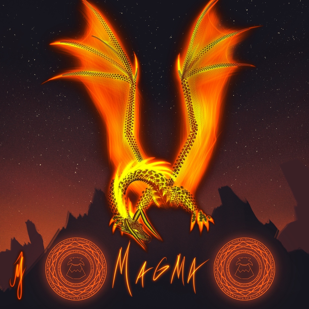 Magma Elemental: The Dragon - Art - Arcane Odyssey